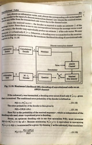 Convolutional Code in Information Theory | PDF