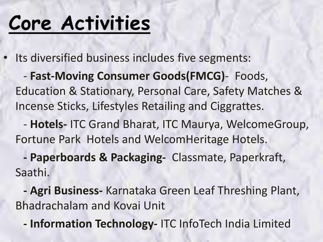 ITC LTD. - CSR | PPTX