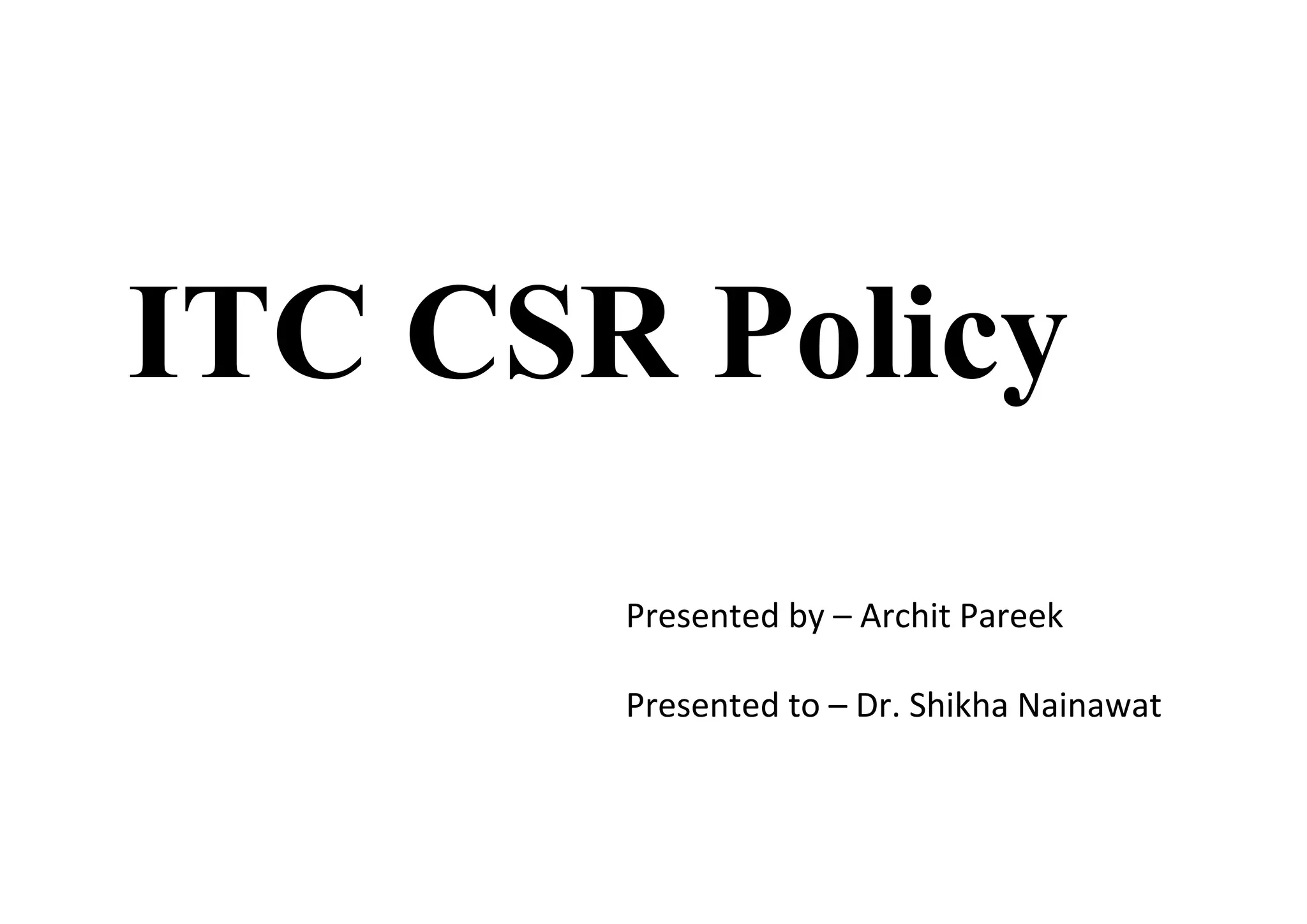 ITC CorporateSocialResponsiblity policy.pptx