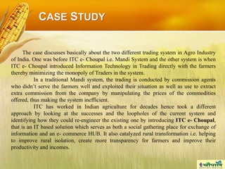 Itc E Choupal | PPTX