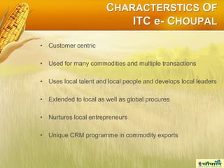 Itc E Choupal | PPTX