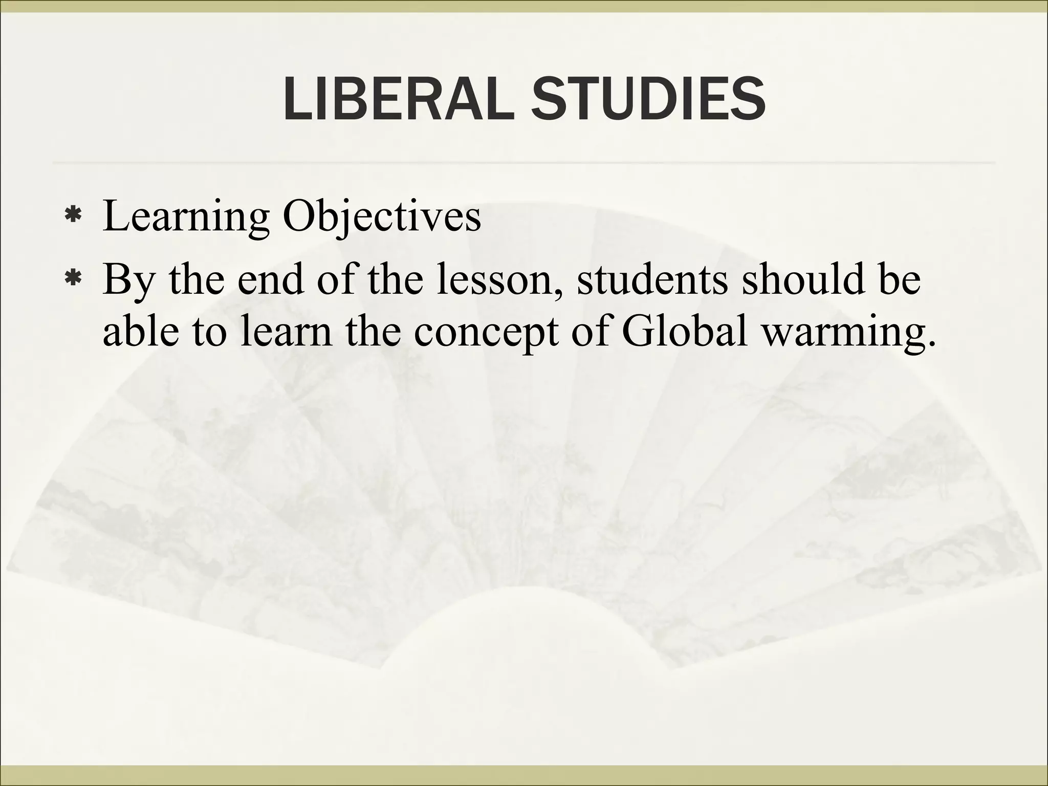 Liberal studies-lesson1 | PPT