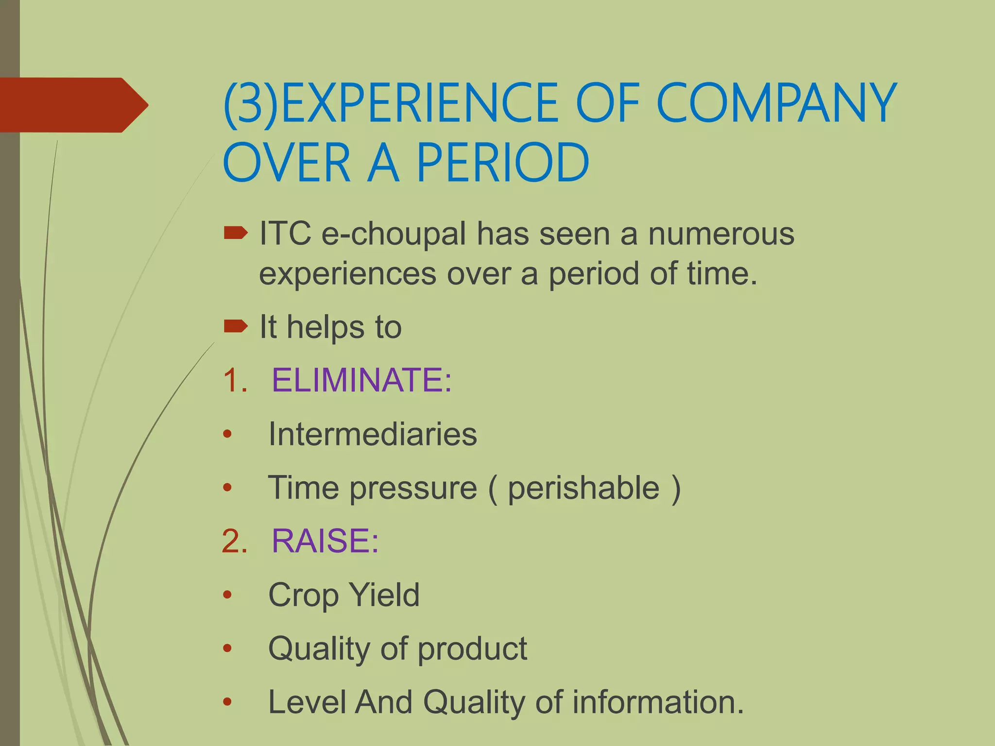 ITC e Choupal | PPTX