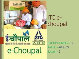 ITC e Choupal | PPTX