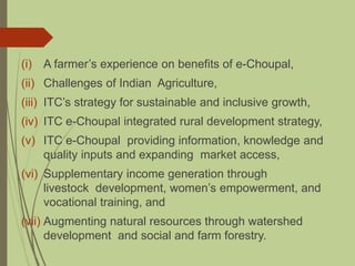 ITC e Choupal | PPTX