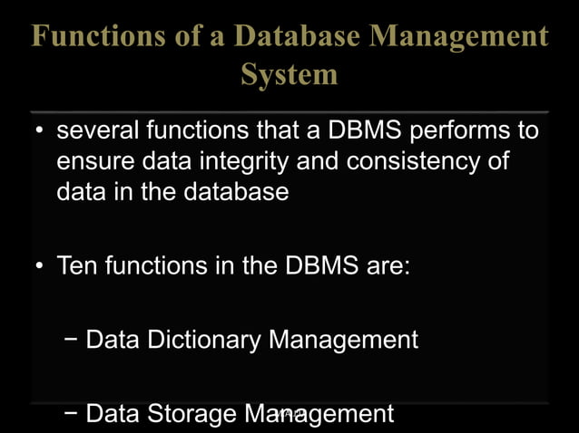 Database Management System | PPT
