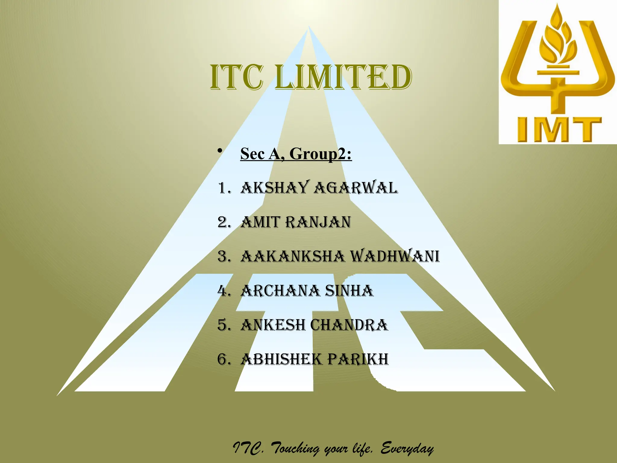 ITC LIMITED - Company profile, verticals, market presence and history ...