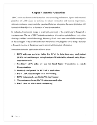 LDPC Encoding and Hamming Encoding | PDF