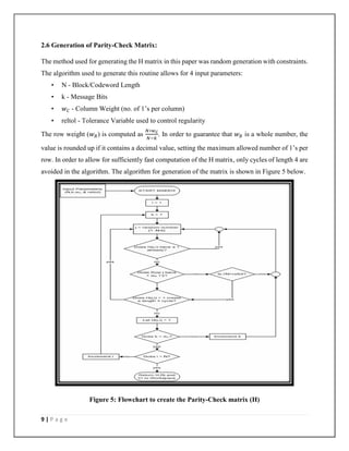 LDPC Encoding and Hamming Encoding | PDF