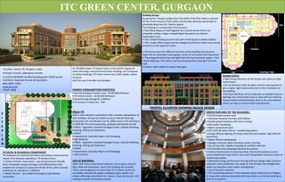 Itc green center gurgaon A2sheet | PPTX