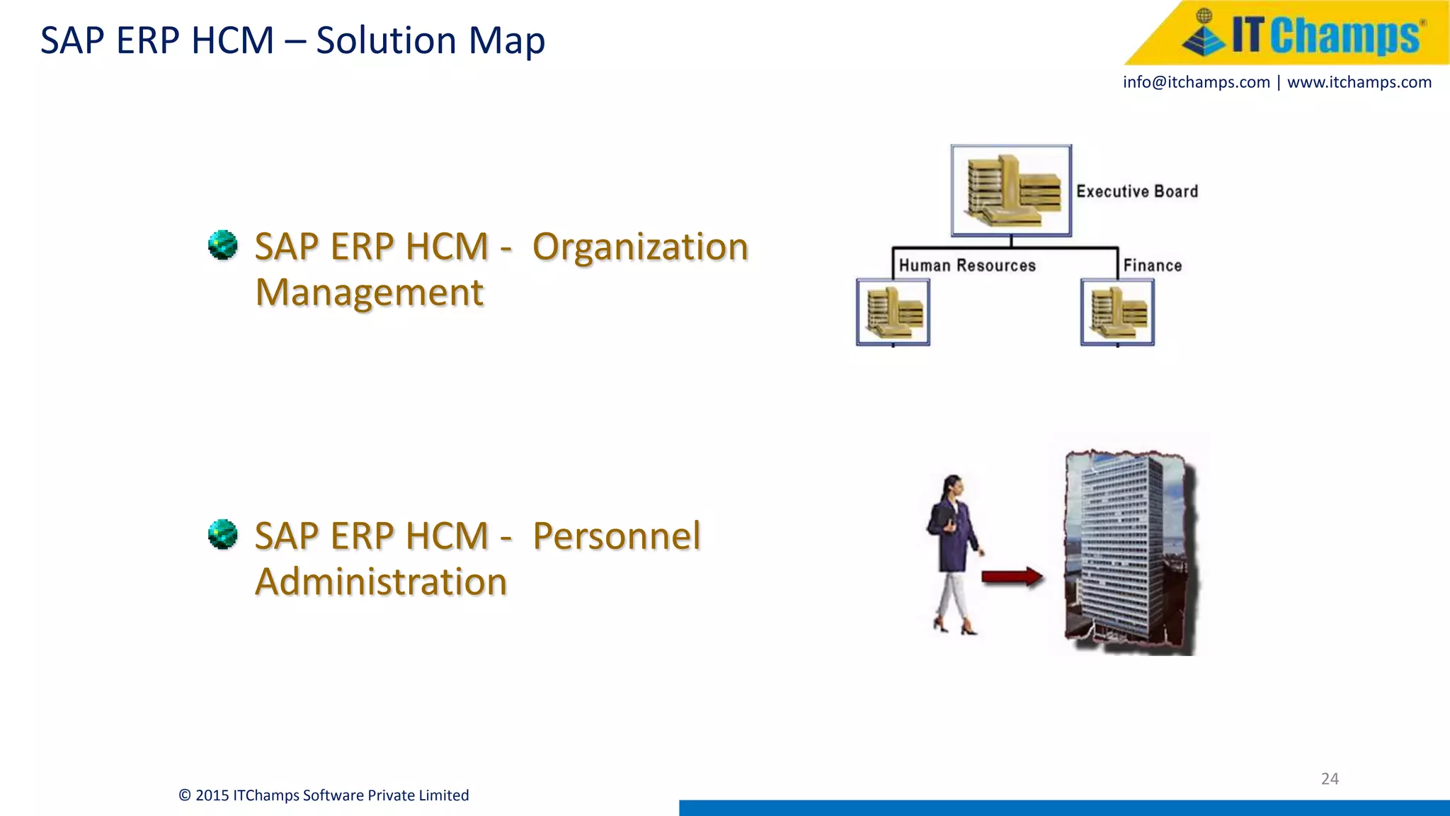 SAP HCM Overview - ITChamps Software Private Limited | PPTX