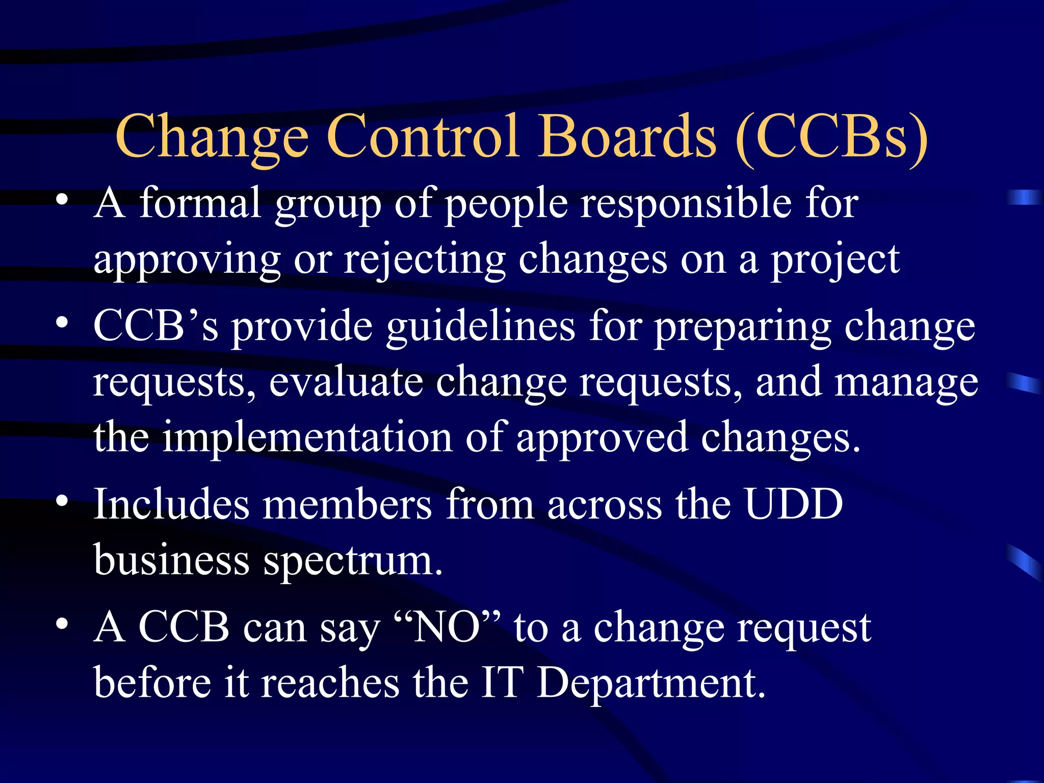 IT Change Control Process | PPT