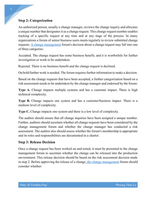 It change management | PDF