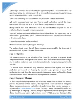It change management | PDF