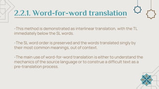 Chapter II: Translation Theory. Editing and Traslating | PPT