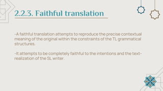 Chapter II: Translation Theory. Editing and Traslating | PPT