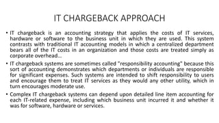 It chargeback approach | PPT