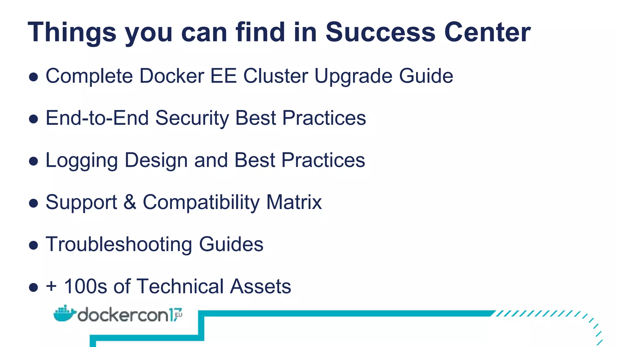 The Enterprise IT Checklist for Docker Operations | PPT