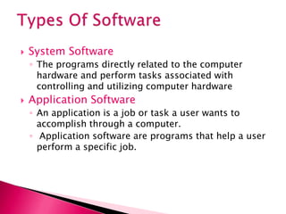 system software and application software, compiler, interpreter & assembler | PPTX