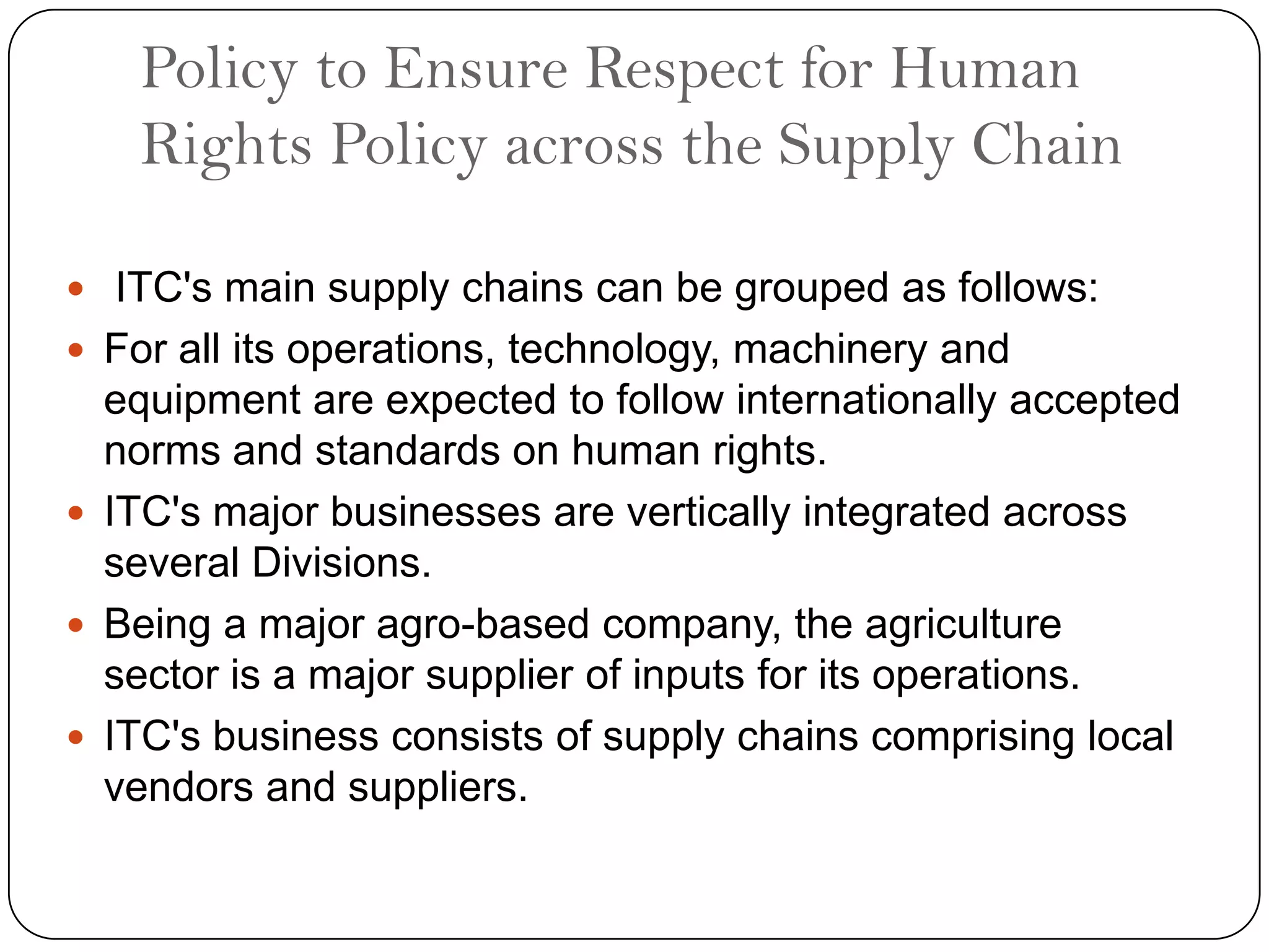 ITC hr policies | PPTX