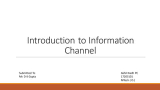 Introduction to Information Channel | PDF | Programming Languages ...