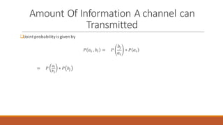 Introduction to Information Channel | PDF