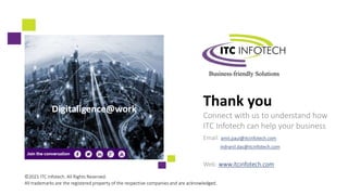 ITC Infotech Intelligent Planning and Execution demo | PPTX