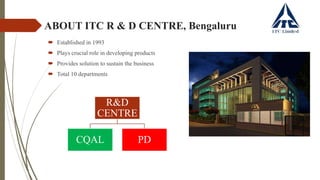 internship at ITC Life Science & Technology Centre, Bengaluru | PPTX ...