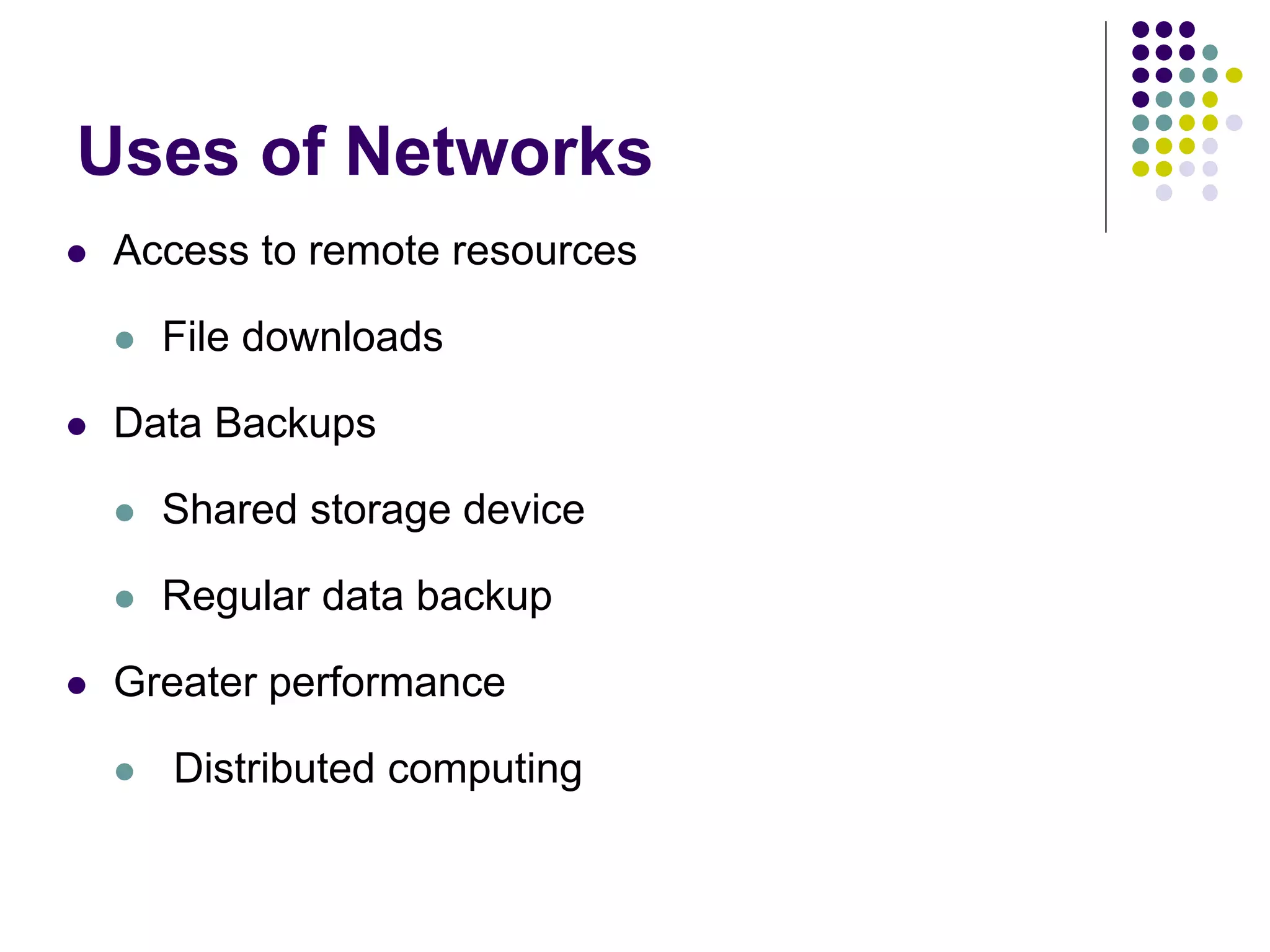 Itc lec 11 Network , Uses , Types | PPT