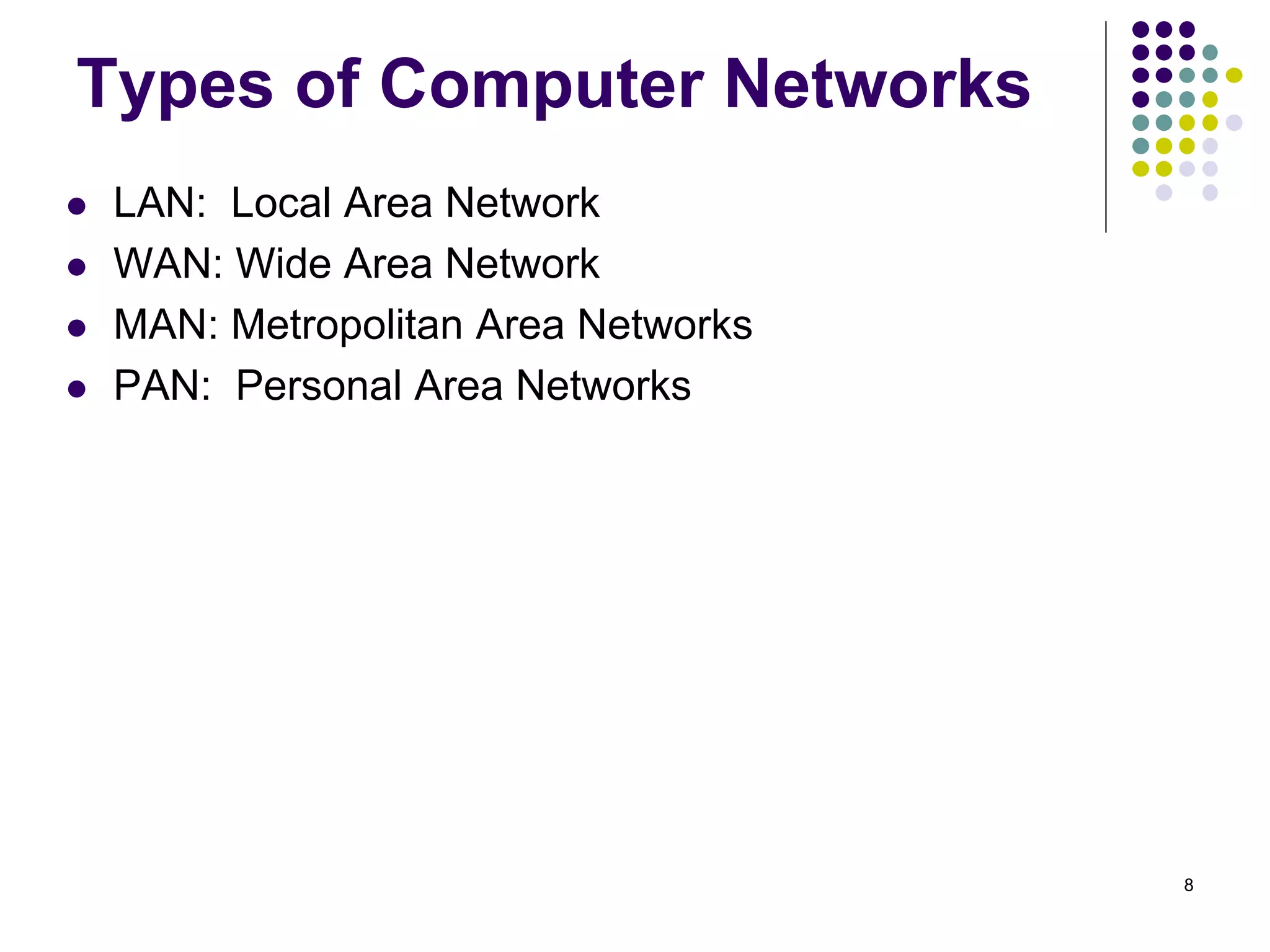 Itc lec 11 Network , Uses , Types | PPT