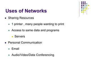 Itc lec 11 Network , Uses , Types | PPT