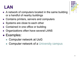 Itc lec 11 Network , Uses , Types | PPT
