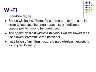 Itc lec 12 wired and wireless network | PPT