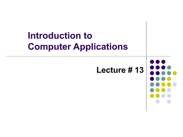 Itc lec 13 software and its types | PPT