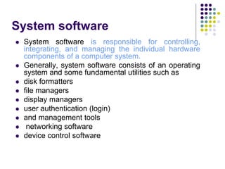 Itc lec 13 software and its types | PPT