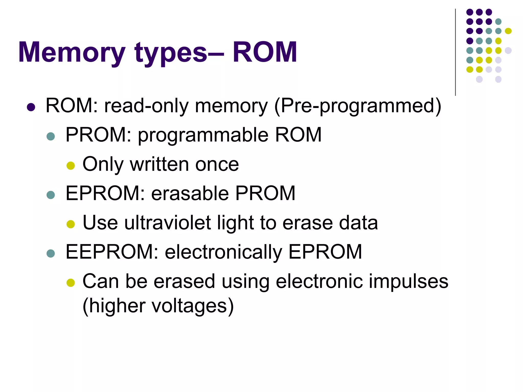 Itc lec 16 computer system components | PPT