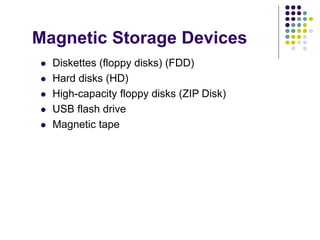 Itc lec 16 computer system components | PPT
