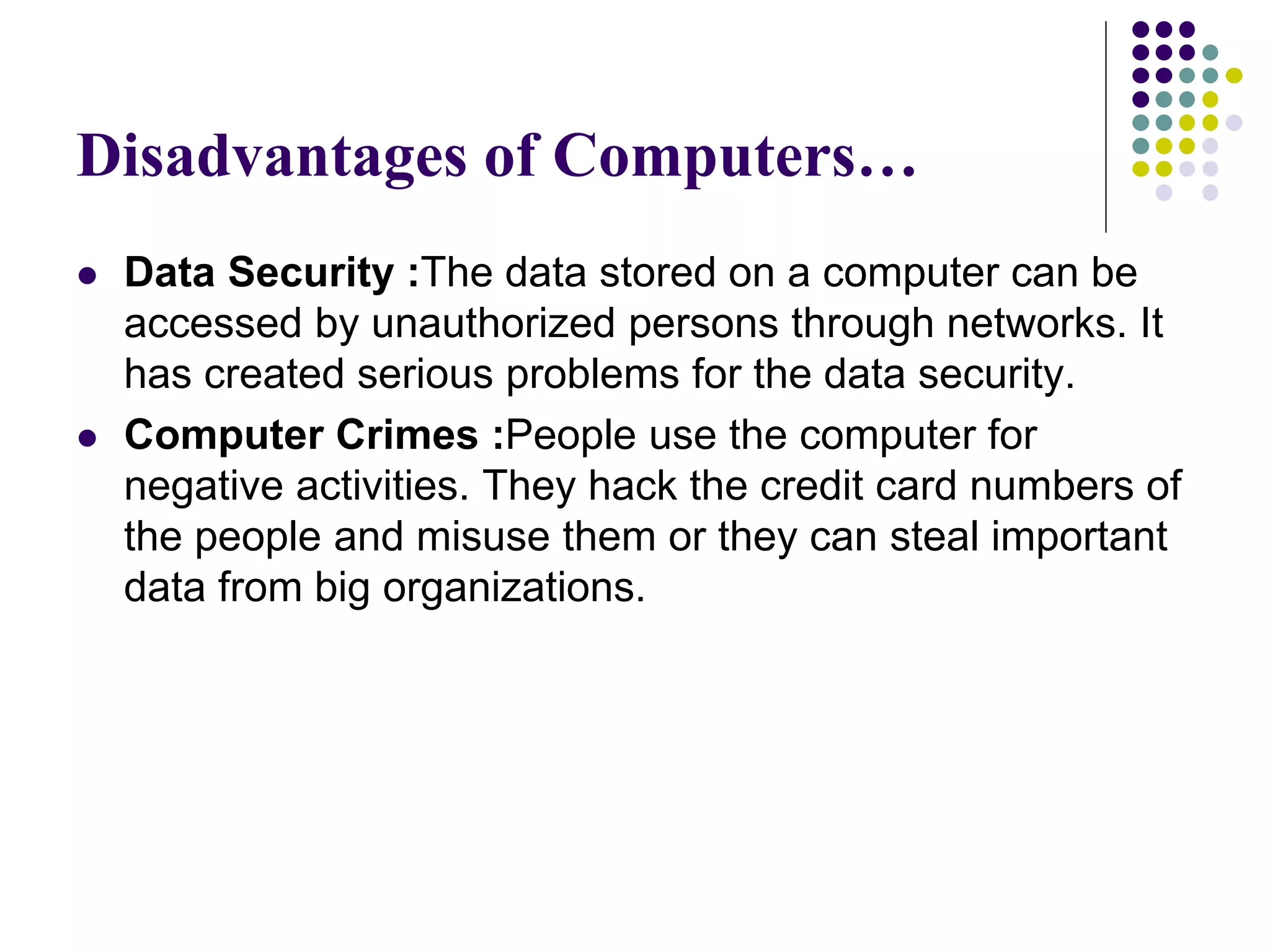 Itc lec 1 introduction to computer applications | PPT