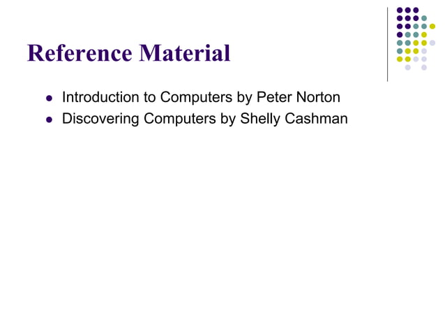 Itc Lec 1 Introduction To Computer Applications Ppt