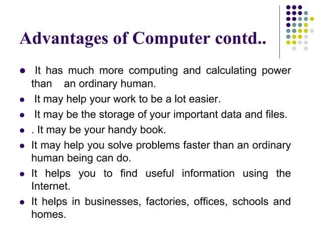 Itc lec 1 introduction to computer applications | PPT