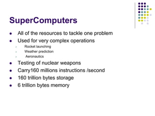 Itc lec 2 classification and generation of computer | PPT