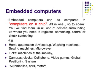 Itc lec 2 classification and generation of computer | PPT
