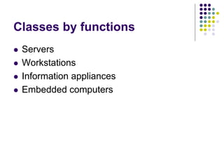 Itc lec 2 classification and generation of computer | PPT