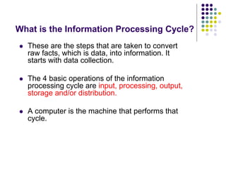 Itc lec 3 Ip cycle , system unit, interface | PPT