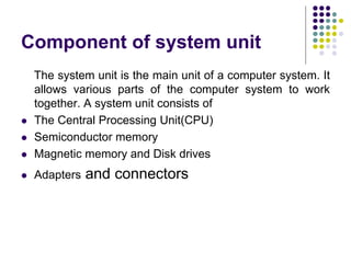 Itc lec 3 Ip cycle , system unit, interface | PPT