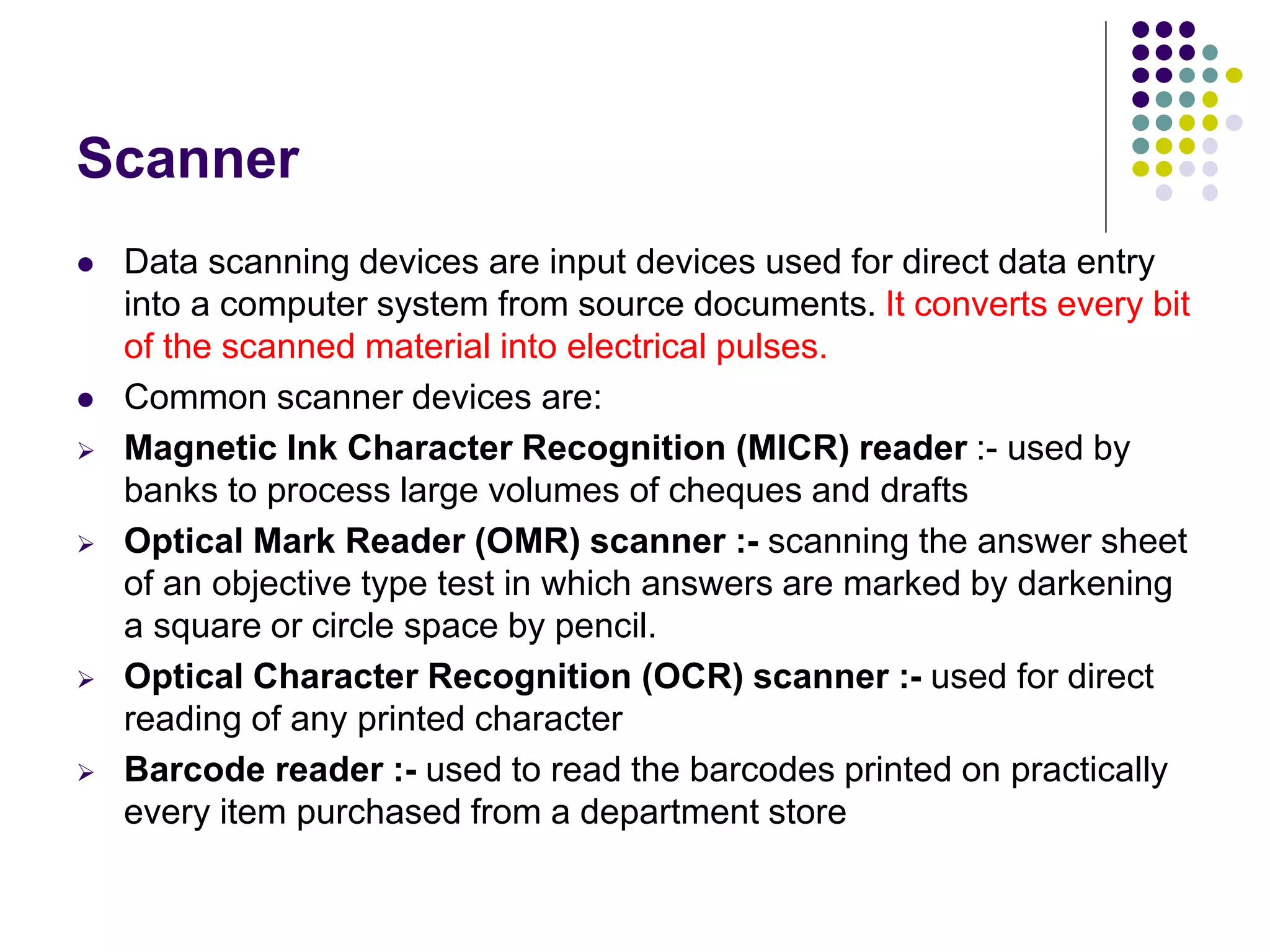 Itc lec 4 input devices | PPT