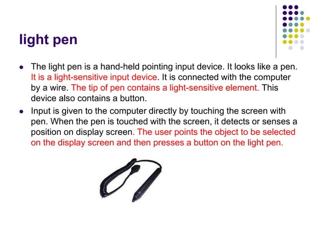 Itc lec 4 input devices | PPT | Operating Systems | Computer Software ...
