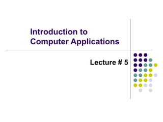 Itc lec 5 Output Devices | PPT | Computer Peripherals | Computing