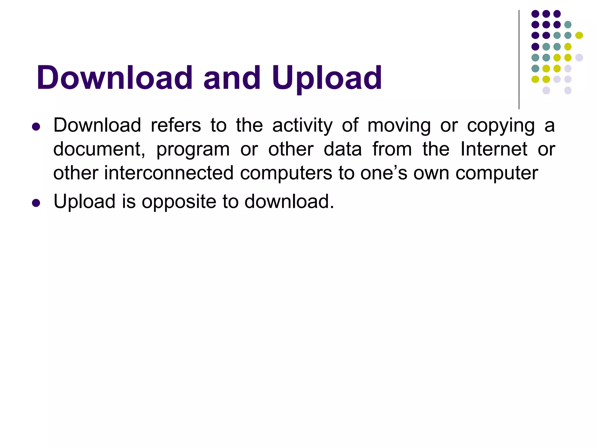 Itc lec 6 introduction of internet | PPT
