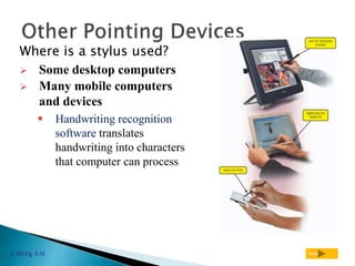 Itc lec 8 discovering computer..input devices | PPT